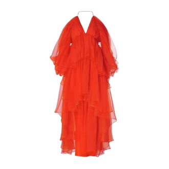Zimmermann Rotes asymmetrisches Seidenkleid - - Dresses - Damen - Rot - L