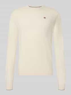 Napapijri Slim Fit Strickpullover aus reiner Wolle Modell DAMAVAND