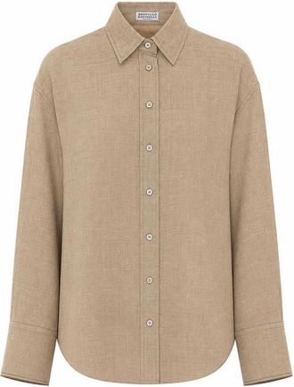 Brunello Cucinelli Hemd - Beige