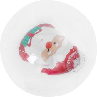 Holibanna Aufblasbarer Weihnachtsball PVC Wetterfeste Outdoor Deko Schneller Aufblasmechanismus Leuchtende Weihnachtskugel f&uuml;r Garten Terrasse Festliche Weihnac