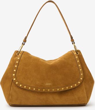 Isabel Marant Sac Chany Xl En Cuir Velours - - Cognac - Isabel Marant