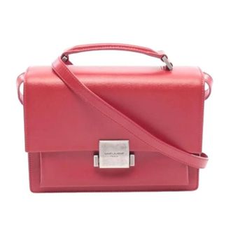Saint Laurent Pre-owned Belshass Medium Lederschultertasche - - Pre-owned - Damen - Rot - ONE SIZE