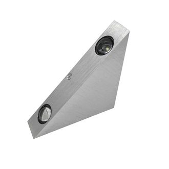 OSALADI 3w Led Dreieckige Aluminium Wandlampe Warmwei&szlig;es Licht Modernes Design Wandlicht Dekorative Wandleuchte F&uuml;r Schlafzimmer Bad Flur Wohnzimmer