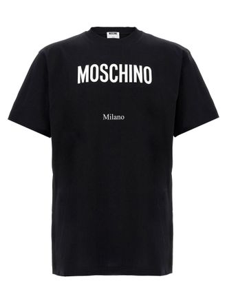 Moschino Logo-Printed T-Shirt - Black