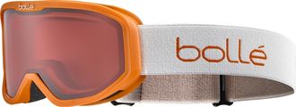 Bolle INUK - Ski-Maske für Kinder - Orange und matter Grau - Vermillon-Bildschirm Kat. 2 - Antibeschlag, Kratzfest, Flow-Tech-Belüftung, Schaumstoffkomfort