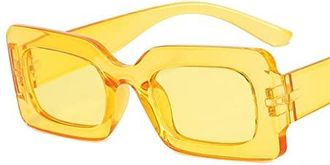 Generic 2025 Designer Square Small Frame Fashion Street Shooting Lunettes de soleil pour hommes et femmes vacances en plein air (couleur : N, taille : 1)