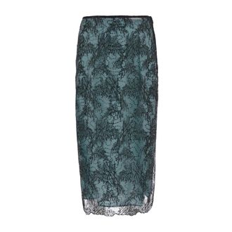 Semicouture Camilla Rock - - Skirts - Damen - Gr&uuml;n - L