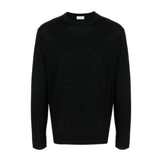 Ballantyne R-Ausschnitt Pullover - - Knitwear - Herren - Schwarzk - XL