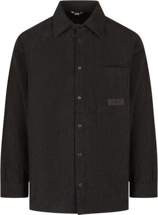 GCDS Arbeitshemd - - Shirts - Herren - Schwarzk - S