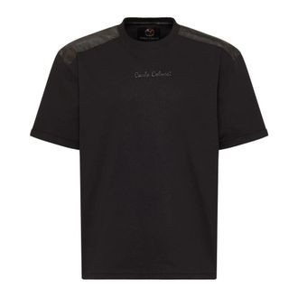 Carlo Colucci Oversize T-Shirt - - Tops - Herren - Schwarzk - S