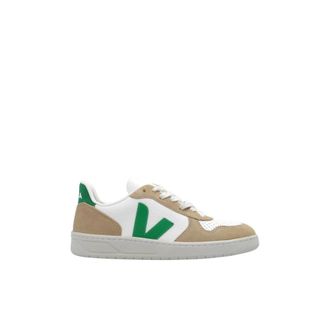 Veja V-10 Leather White Emeraude Sahara - - Shoes - Damen - Mehrfarbig - 37 EU