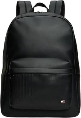 Tommy Hilfiger Th Flag Backpack Am0Am13984, Sac &agrave; Dos Homme, Black (Black), Taille Unique