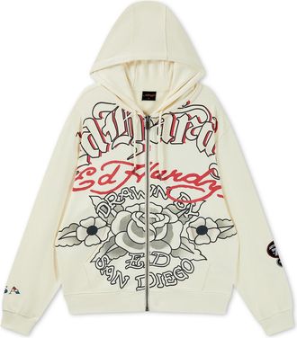 Ed Hardy Sweatjacke Gothic Roses