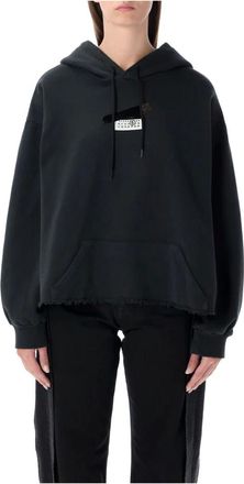 Maison Margiela Femme, Sweatshirts et sweats à capuche, Noir, Taille: 38 FR SweaT-shirt à capuche
