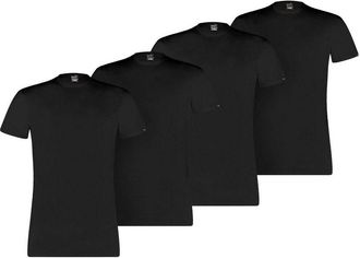 Puma T-Shirt Basic mit Markenlabel am &Auml;rmelrand