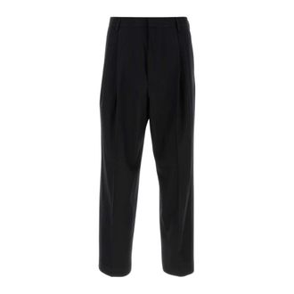 Dries Van Noten Wool Pant - - Trousers - Herren - Schwarzk - L