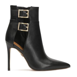 Kazar Lederstiefel mit ausgeschnittener Oberseite - - Shoes - Damen - Schwarzk - 36 EU