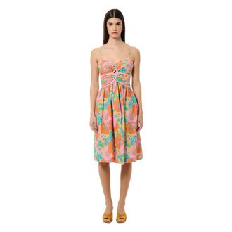 Manoush Baumwoll Blossom Kleid - - Dresses - Damen - Mehrfarbig - L