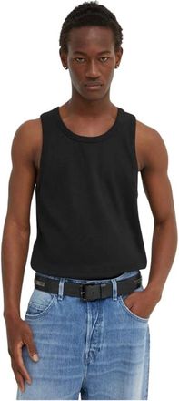 Won Hundred T-shirt sans manches c&ocirc;tel&eacute; - Homme - Tops - Noir - Taille: S