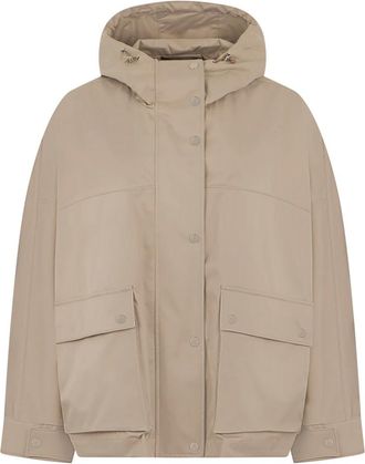 Moorer Femme, Vestes, Beige, Taille: 40 FR Veste en taffetas hydrofuge