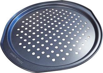 Mastrad Pizzablech, perforiert, 32 cm, 2-lagige Beschichtung, PFAS und PTFE-frei, 36 x 33,5 x 1,5 cm