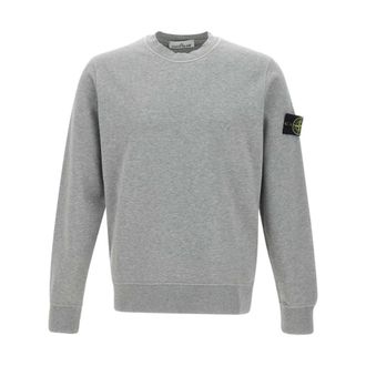 Stone Island Homme, Sweatshirts et sweats &agrave; capuche, Gris, Taille: S Pull ras du cou