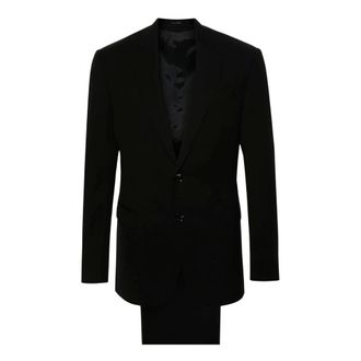 Giorgio Armani Costume simple boutonnage Linea Soft - Homme - Costumes - Noir - Taille: 2XL