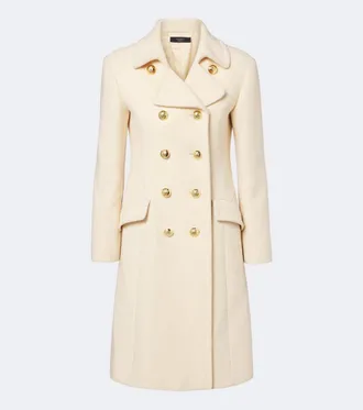 Gucci Manteau en laine m&eacute;lang&eacute;e