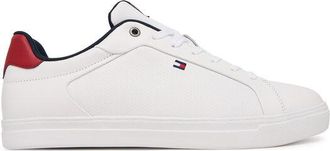 Tommy Hilfiger Sneakers Lightweight Pinperf Lth Sneaker FM0FM05981 Wei&szlig;