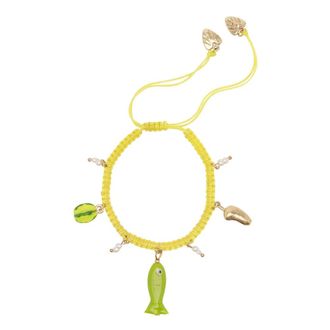 Alemais Femme, Accessoires, Jaune, Taille: ONE Size Bijoux Charm Bracelet