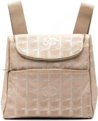 Chanel Rucks&auml;cke - New Travel Line Nylon Backpack - Gr. unisize - in Braun - f&uuml;r Damen