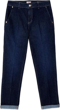 Oltre Femme, Jeans, Bleu, Taille: 42 FR Rinse Chino Jeans