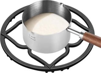 Generico JIEBWCHA Bague pour de cuisine | support réglable pour casseroles, accessoires thermiques pour cuisine dintérieur extérieur, camping, cafetière casser