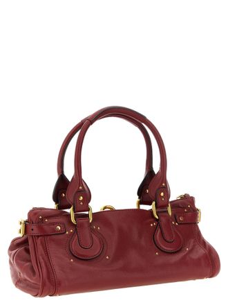 Chlo&eacute; Paddington Shoulder Bag - Burgundy
