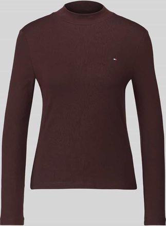 Tommy Hilfiger Slim Fit Langarmshirt aus reiner Baumwolle