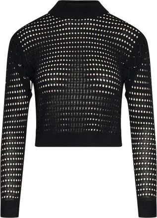John Richmond Femme, Tops, Noir, Taille: 36 FR Cropped Top