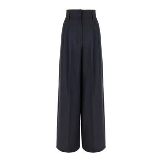 Max Mara Weite Hosen - - Trousers - Damen - Blau - M