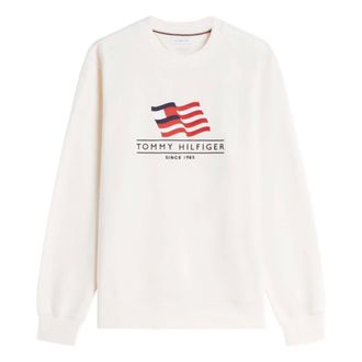 Tommy Hilfiger Herren, Sweatshirts & Hoodies, Wei&szlig;, SGr&ouml;&szlig;e