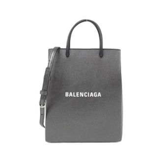 Balenciaga Pre-owned Large Shopping Bag Calf Shoulder Bag - - Pre-owned - Damen - Grau - ONE SIZE