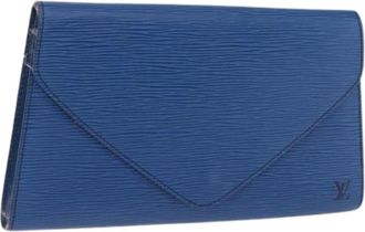 Louis Vuitton Pre-owned Epi Leather Clutch - Femme - Pre-owned - Bleu - Taille: ONE Size