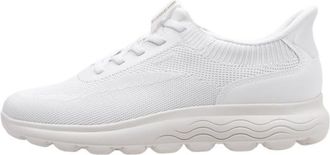 Geox Damen D SPHERICA Plus A Sneaker, White, 40 EU