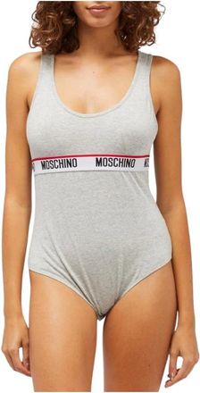 Moschino Femme, Tops, Gris, Taille: 38 FR Body