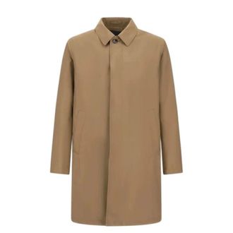 Herno Einreihiger Mantel - - Coats - Herren - Beige - L