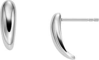 Skagen Clous doreilles Anja Pebble en acier inoxydable argenté, pour femme, SKJ1853040