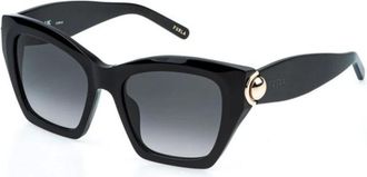 Furla Femme, Accessoires, Noir, Taille: 53 MM Lunettes de soleil