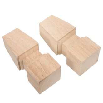 SOLUSTRE 2 St&uuml;ck 2 St&uuml;ck Holzm&ouml;belbeine 15cm Robuste Sofabeine aus Massivholz rutschfest Universell f&uuml;r Sofa Hocker Tv St&auml;nder und Couchtisch M&ouml;belreparatur Er