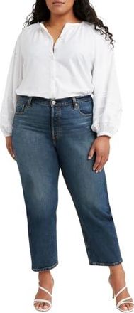 Levi's Plus Size 501 Crop Jeans Femme Charleston Outlasted (Bleu) 24W