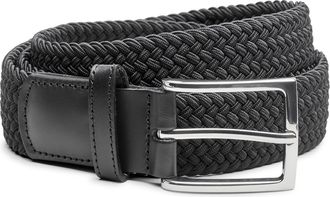 CHARLES TYRWHITT Legerer Stretch-Gürtel - Schwarz