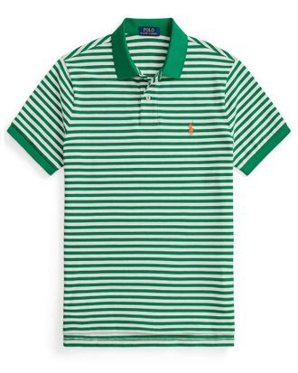 Ralph Lauren Piqu&eacute;-Poloshirt mit Ringelstreifen, Custom Slim Fit in