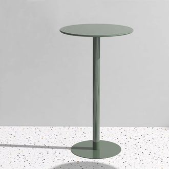 Generic Kleiner Bartisch, Stehtisch, Kleiner K&uuml;chentisch, hoher Cocktailtisch, Stabiler hoher Tisch mit Metallgestell f&uuml;r schmale R&auml;ume